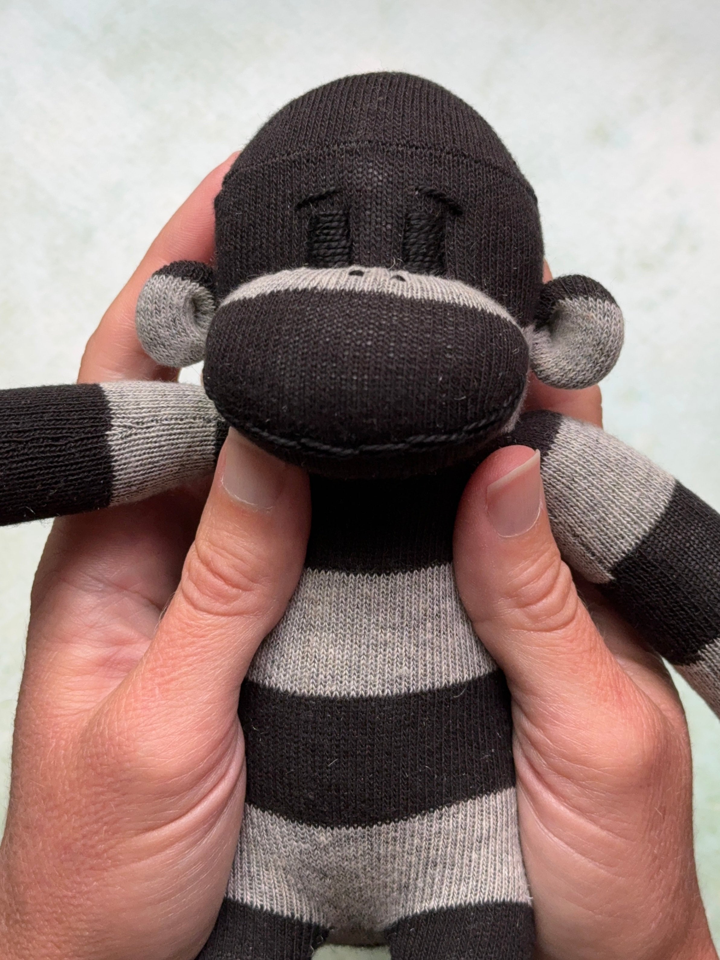 world's smallest sock monkey